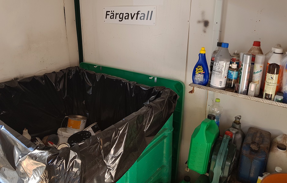 Farligt avfall på miljöstation - Sollefteå kommun